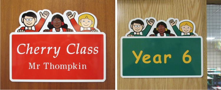 Character Classroom Door Signs - Signs 4 Schools