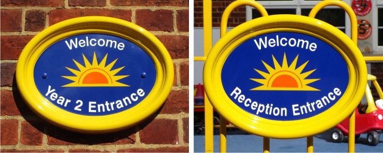 GRP Fibreglass School Signage - Signs 4 Schools