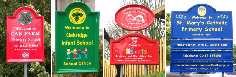GRP Fibreglass School Signage - Signs 4 Schools