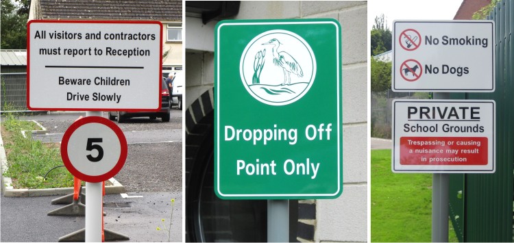 General School Notice Signs - Post Mounted - Signs 4 Schools