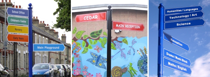 Fingerpost Directional Signs - Signs 4 Schools