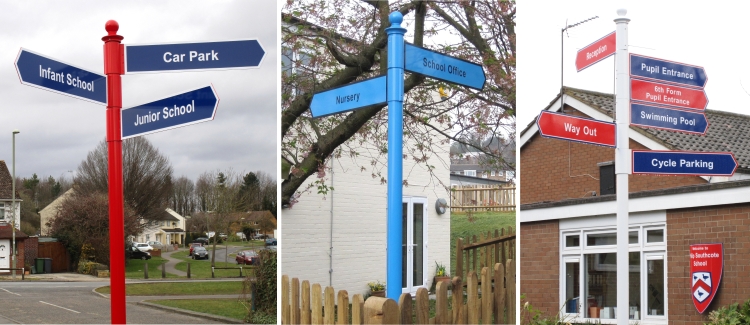 Fingerpost Directional Signs - Signs 4 Schools