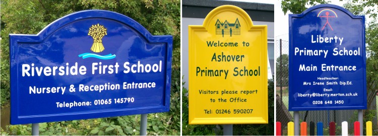 GRP Fibreglass School Signage - Signs 4 Schools