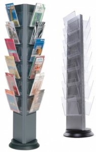 Torre Premium Rotating Brochure Stand - Signs 4 Schools