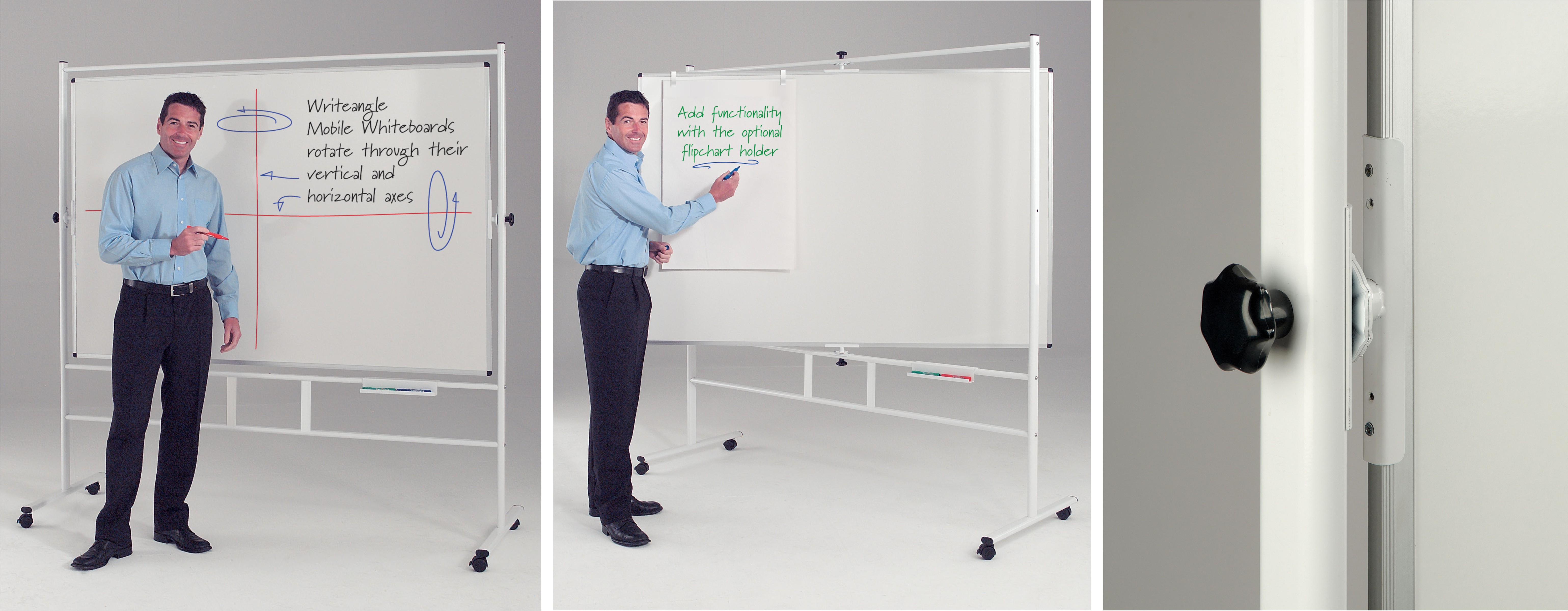 Freestanding Dual Action Revolving Laminate Whiteboards - Signs 4 Schools