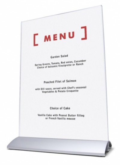 Premium Table Top Menu Holders - Signs 4 Schools