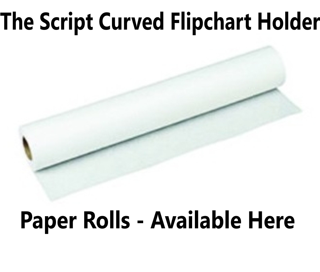 Script Curved Premium Mobile Flipchart - Signs 4 Schools