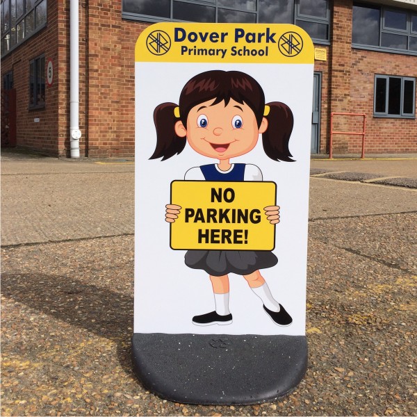 Character Child Friendly Custom Pavement Signs - Signs 4 Schools