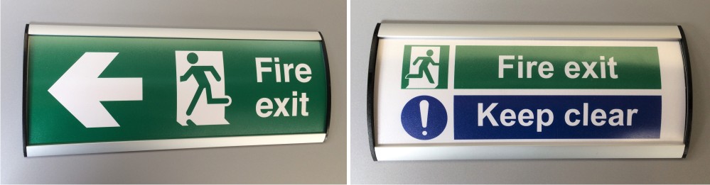 Curved Sign Holder, Door Sign Holder, Wall Sign Holder - Signs 4 Schools