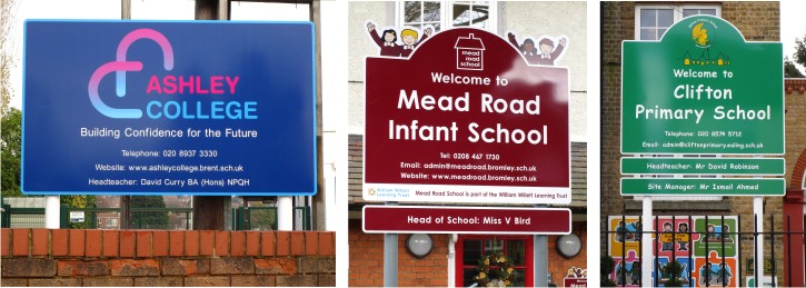 Post Mounted School Signs - Signs 4 Schools