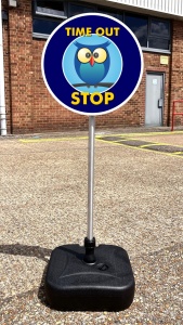 Lollipop Style Portable School Signs - Signs 4 Schools