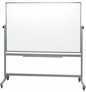 Slimline - Mobile Drywipe Whiteboard - Non Magnetic - Signs 4 Schools