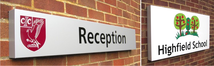 Box Tray School Signs - Signs 4 Schools