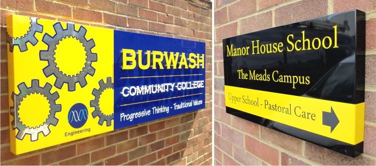 Box Tray School Signs - Signs 4 Schools