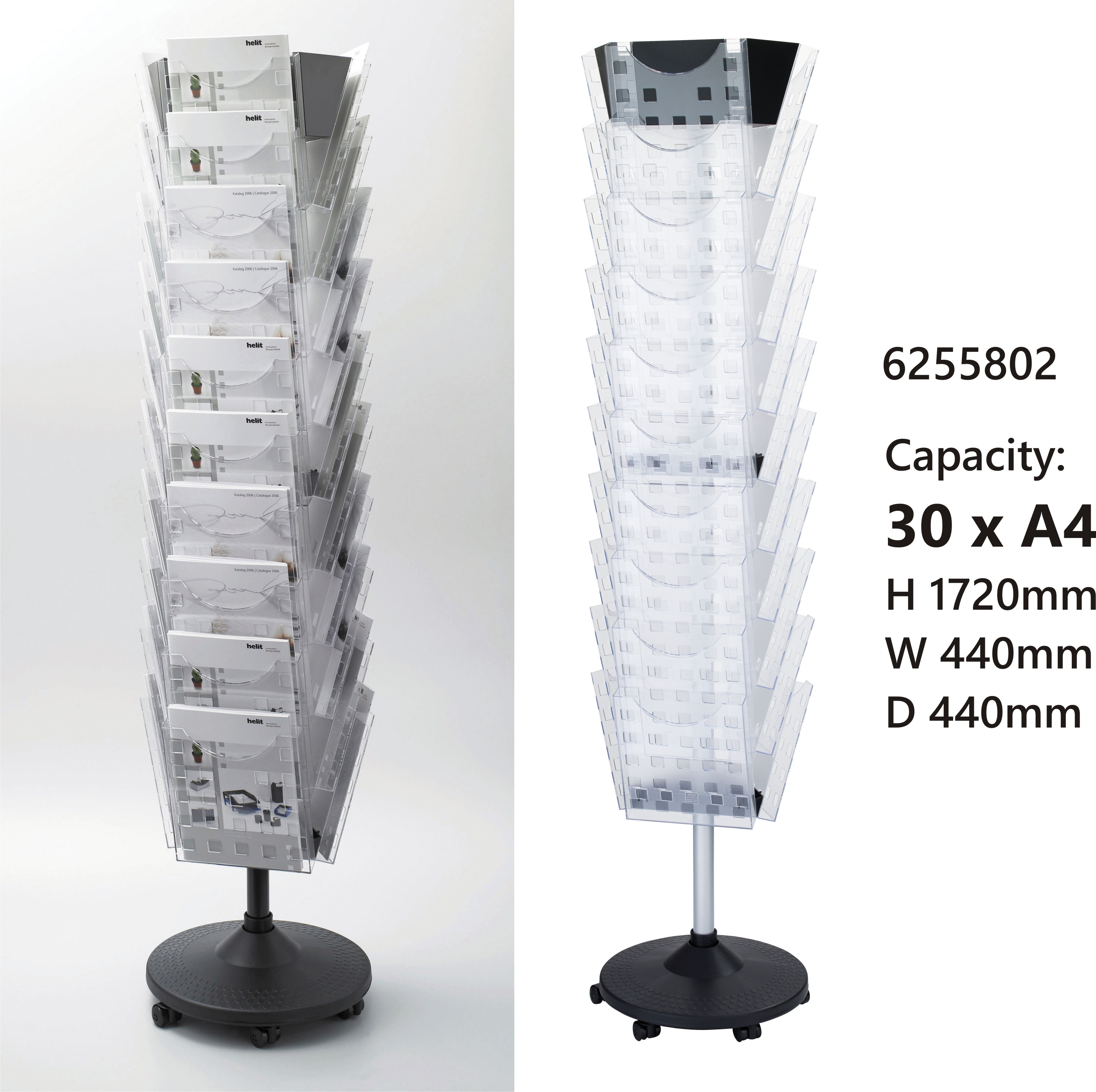 All Clear Freestanding Literature Dispenser - Signs 4 Schools