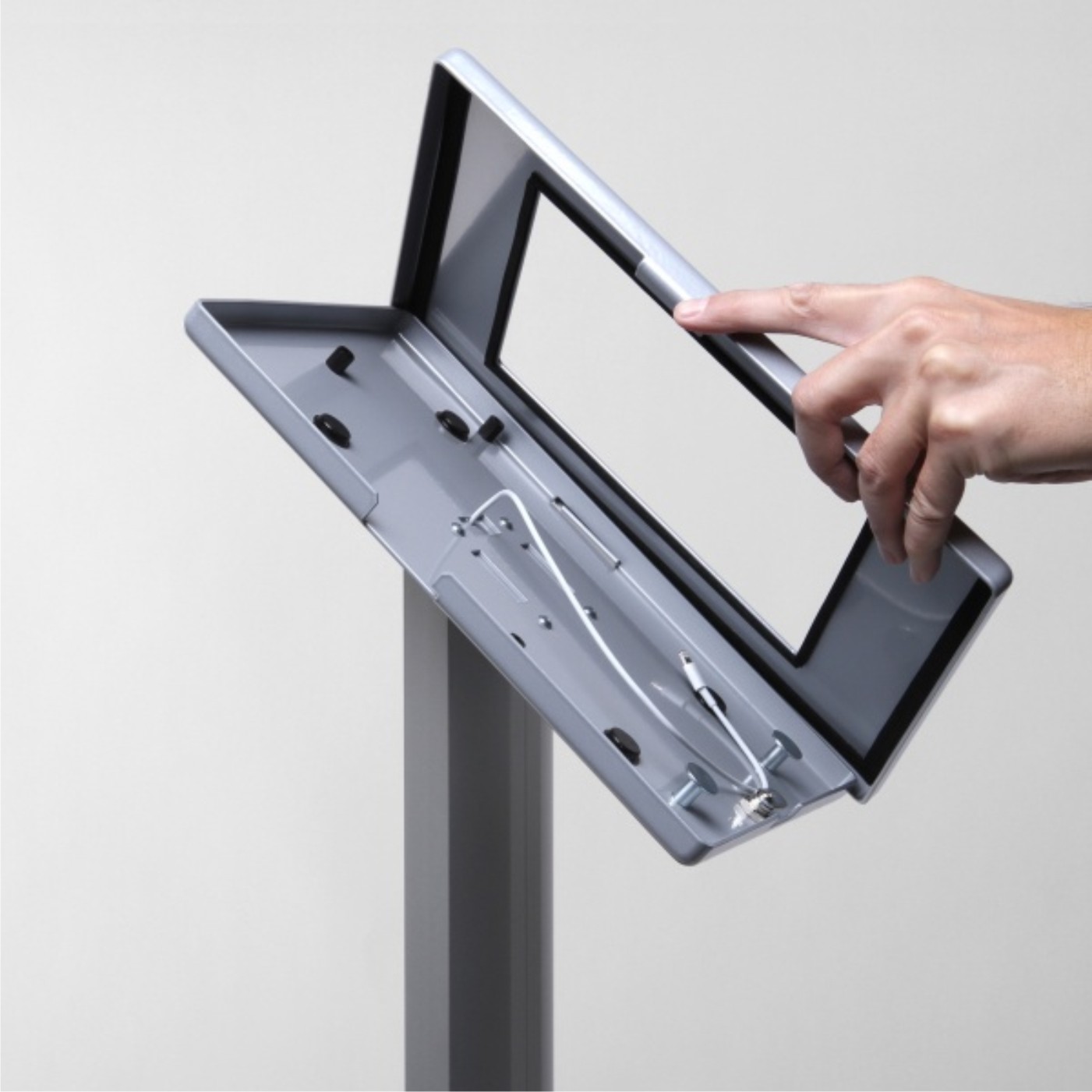 Freestanding Lockable iPad Enclosure - Signs 4 Schools