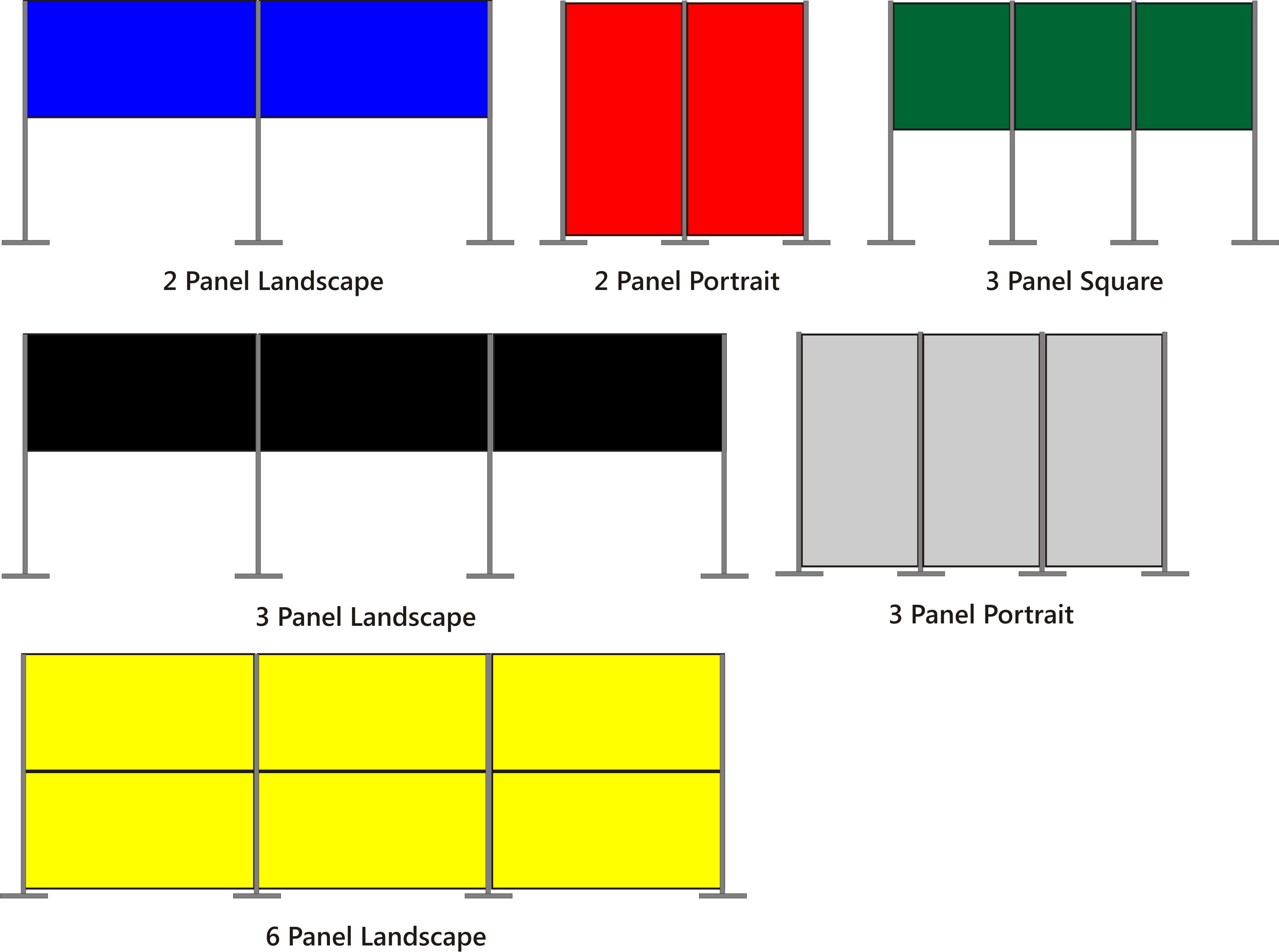 Giant Board Displays Systems - Large Format - Signs 4 Schools