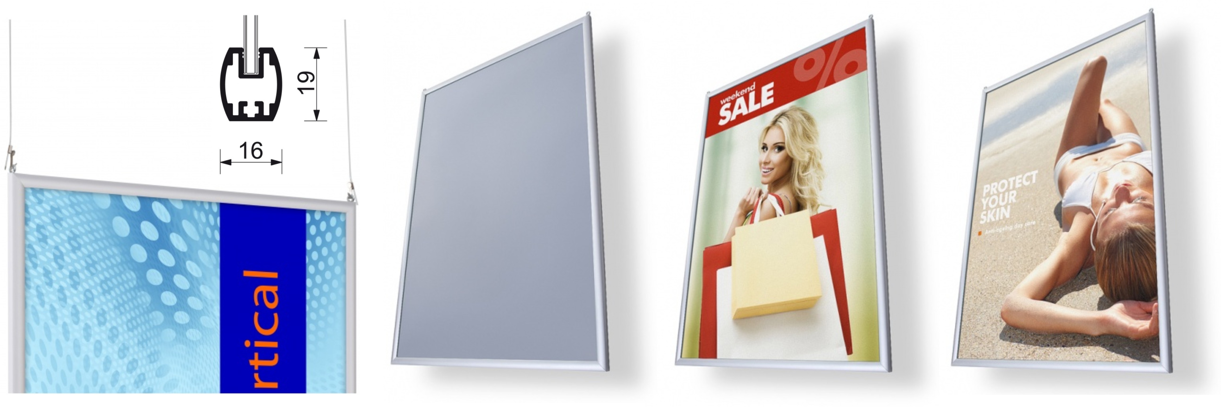 Hanging Poster Frames - Signs 4 Schools