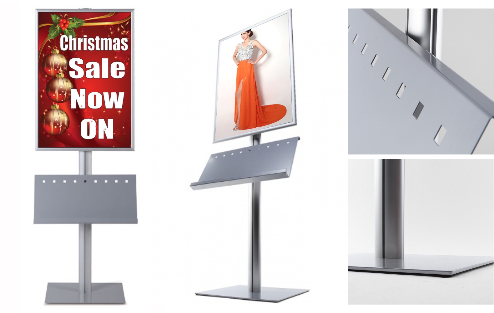 Info Pole Single Sided Poster Display - Signs 4 Schools