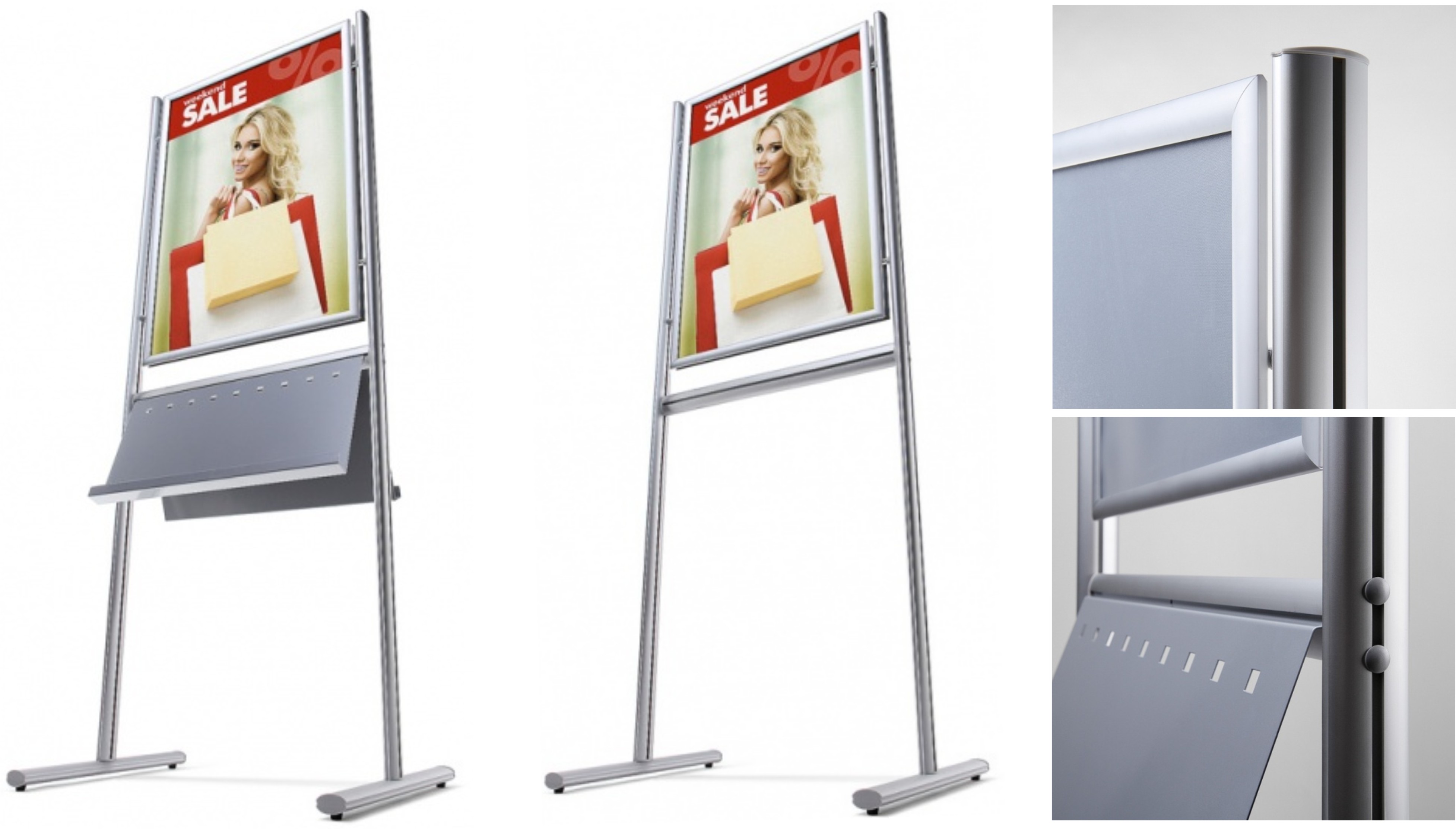 Infoboard Double Sided Poster Displays - Signs 4 Schools