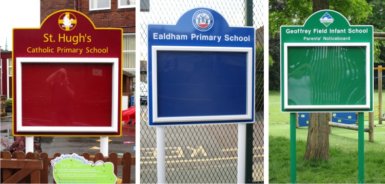 Midi Superior External School Notice Board - Signs 4 Schools