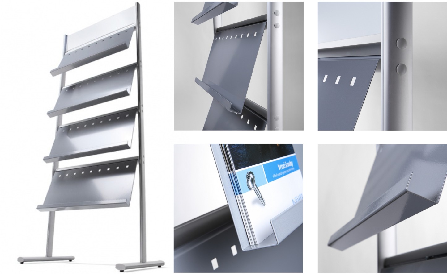 MultiPocket Literature Holder - Single Sided - Signs 4 Schools