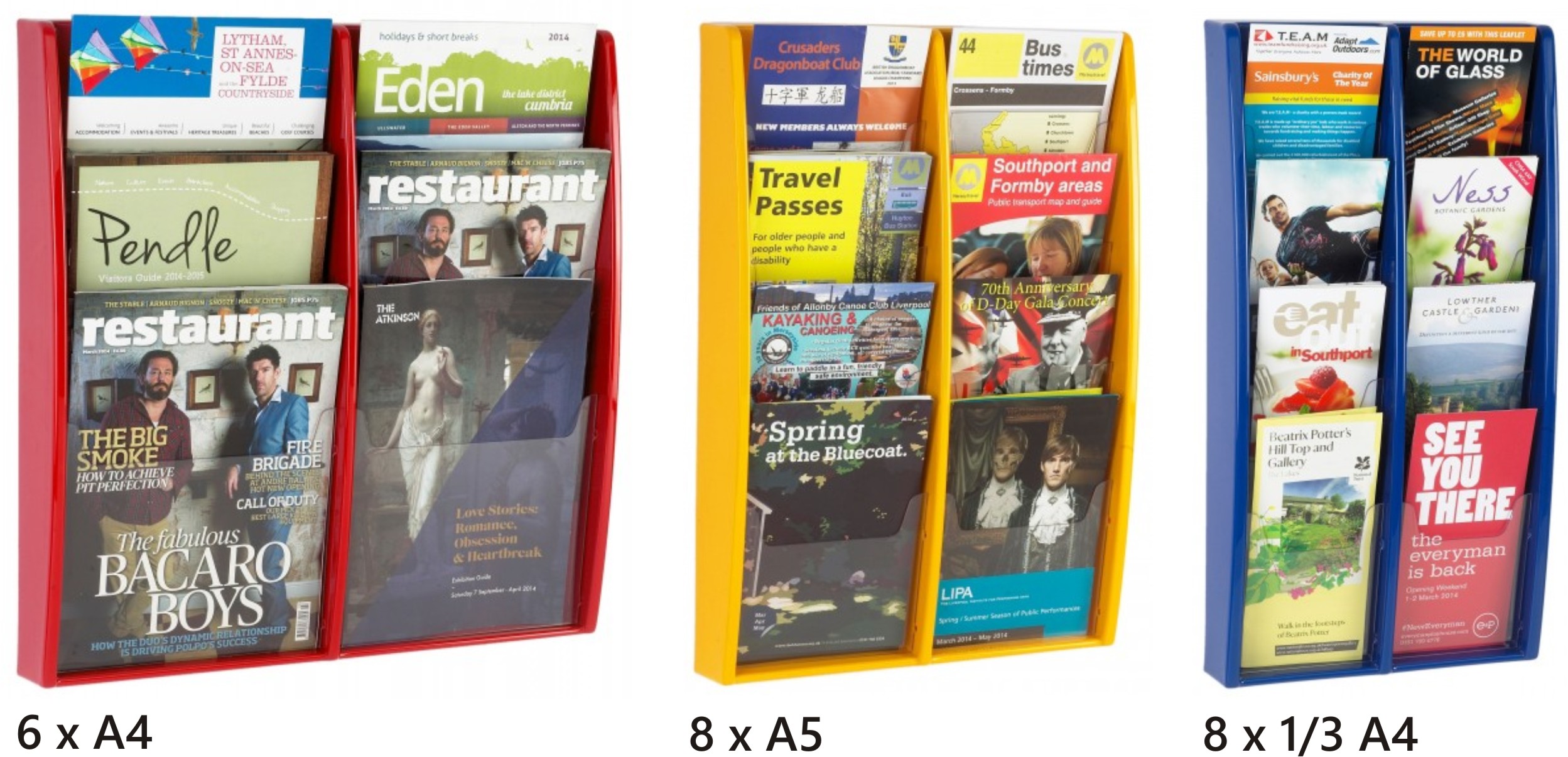 Multimax Double Tier Leaflet / Literature Holders - Signs 4 Schools