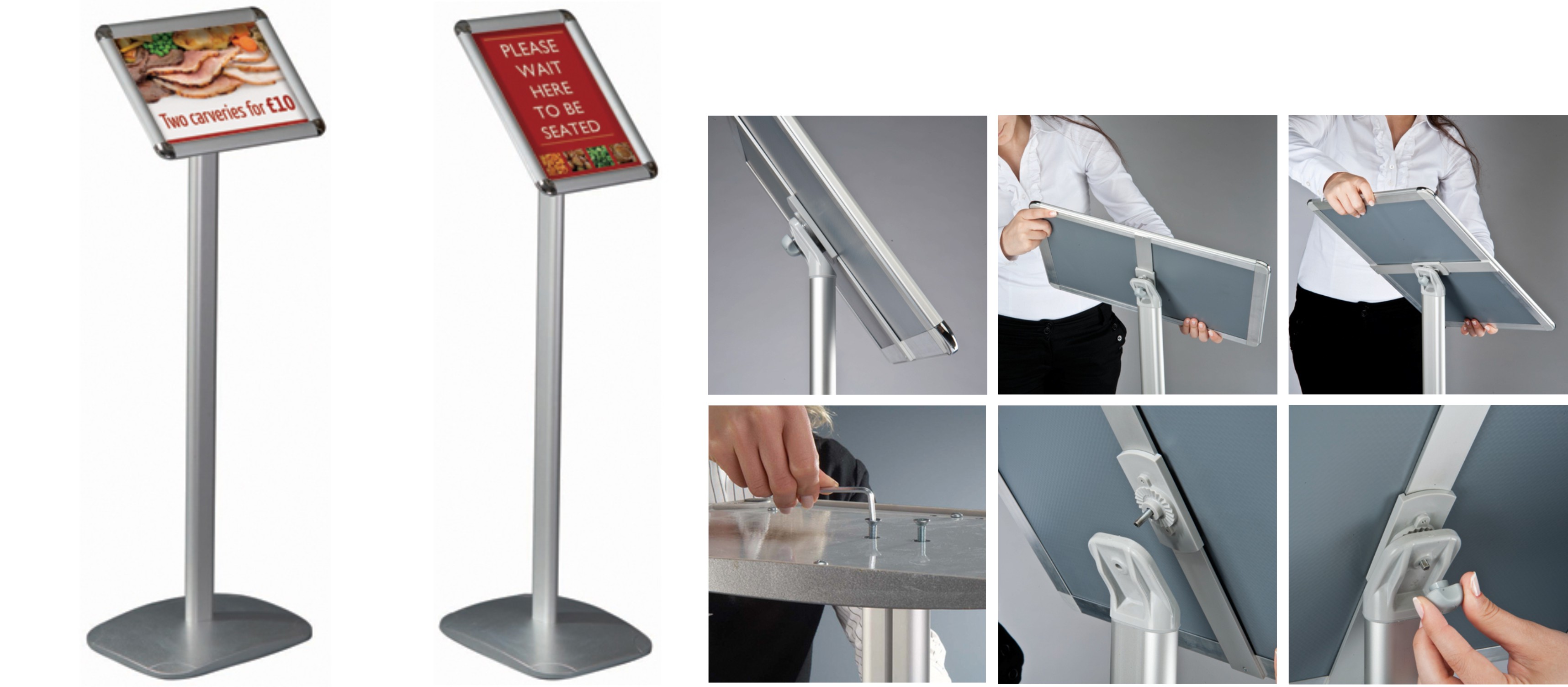 The Presenta Freestanding Menu Board - Signs 4 Schools