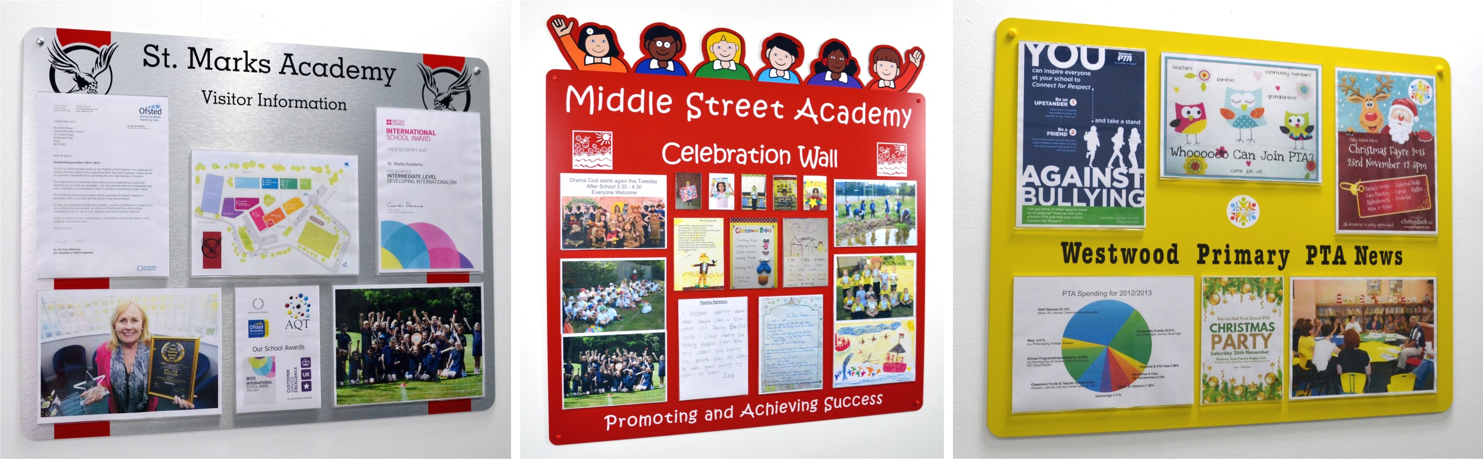 The School Wall - Display Panels - Signs 4 Schools