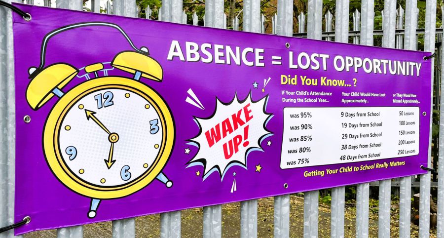 Getting Your Child to School Really Matters Printed School Banners ...