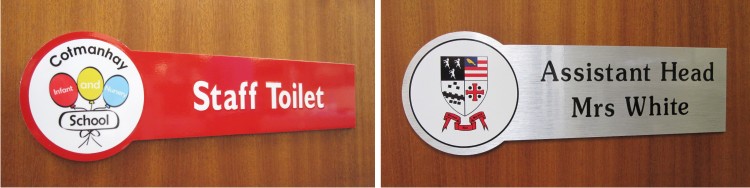 Crest Office and Classroom Door Signs - Signs 4 Schools