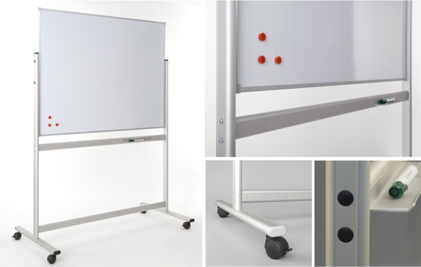 Fixed Vertical - Mobile Magnetic Whiteboard - Signs 4 Schools
