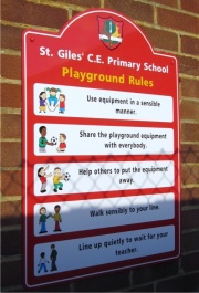 Box Tray Play Area School Signs - Signs 4 Schools