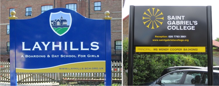 Premium Post Mounted Aluminium School Signs - Signs 4 Schools