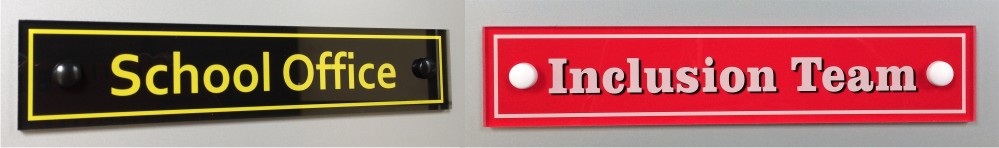 Tamper Resistant Acrylic Classroom Door Signs - Signs 4 Schools