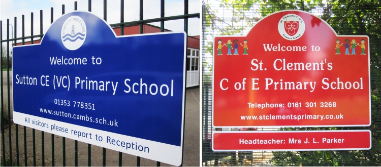 Signs For Metal Railings, Gates and Posts - Signs 4 Schools