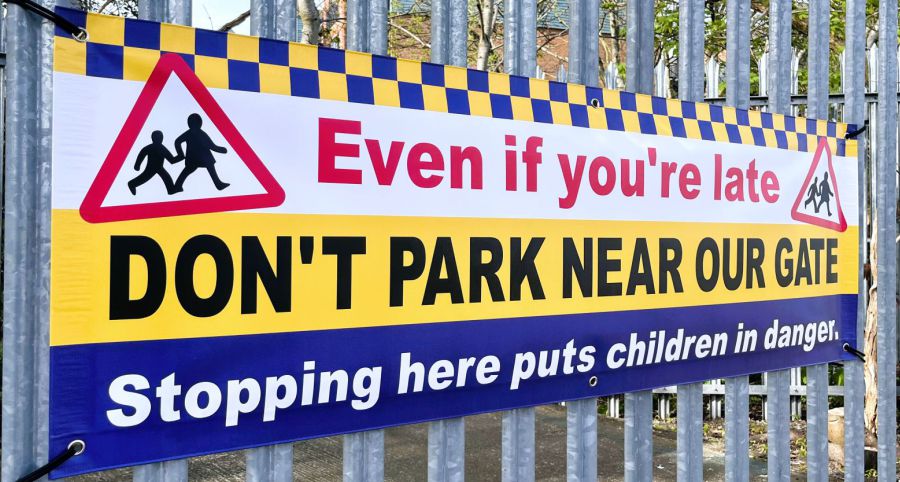 School No Parking Banners - Signs 4 Schools