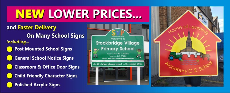 School Signs - Signs4Schools the UK's leading School Signage supplier ...