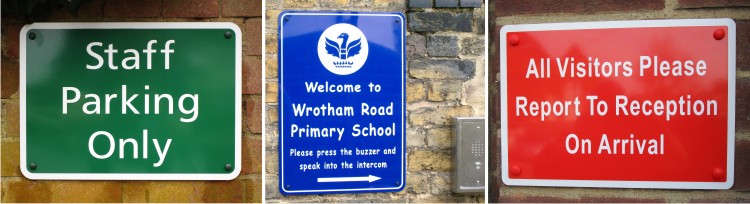 General School Notice Signs - Wall Mounted - Signs 4 Schools